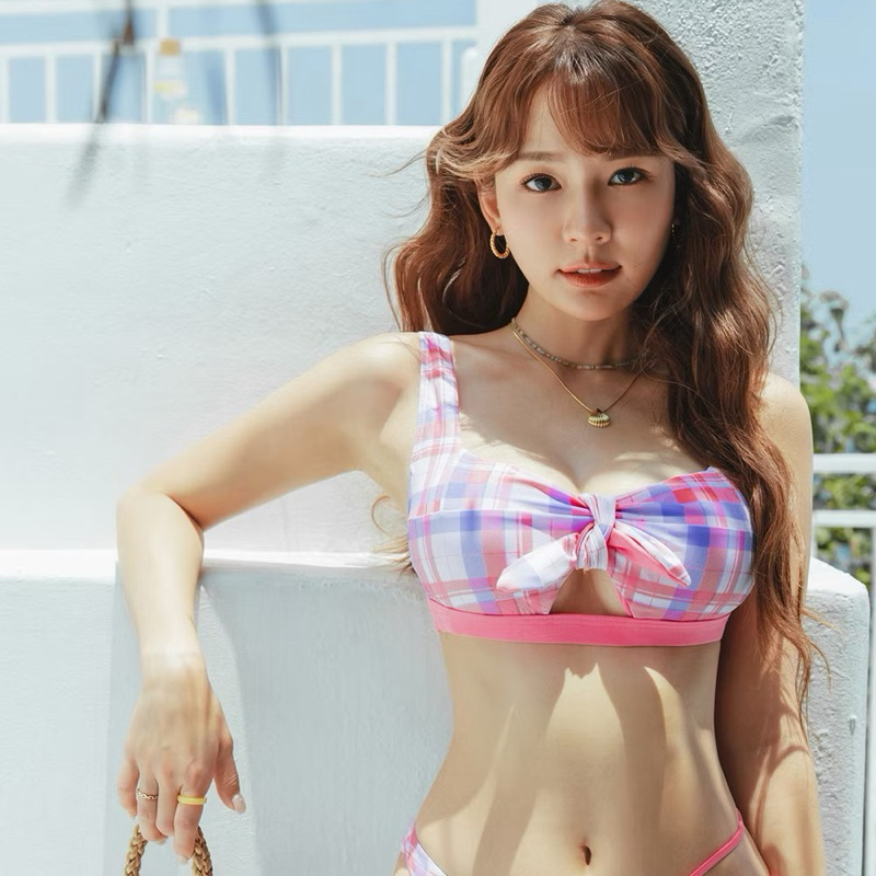 AIR SPACE 2WAY格紋極致泳裝 | 蝦皮購物