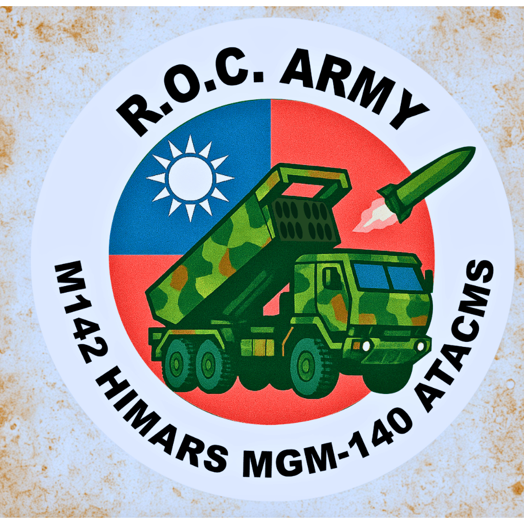 RBF現貨 TAIWAN HIMARS STICKER 10CM 貼紙 S-RAMHMA | 蝦皮購物