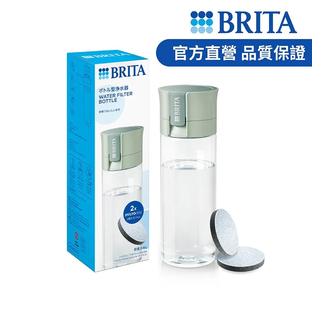 【全新未拆】BRITA 隨行濾水壺 0.6L｜森林綠｜附原廠濾芯x2｜20250105製造 | 蝦皮購物