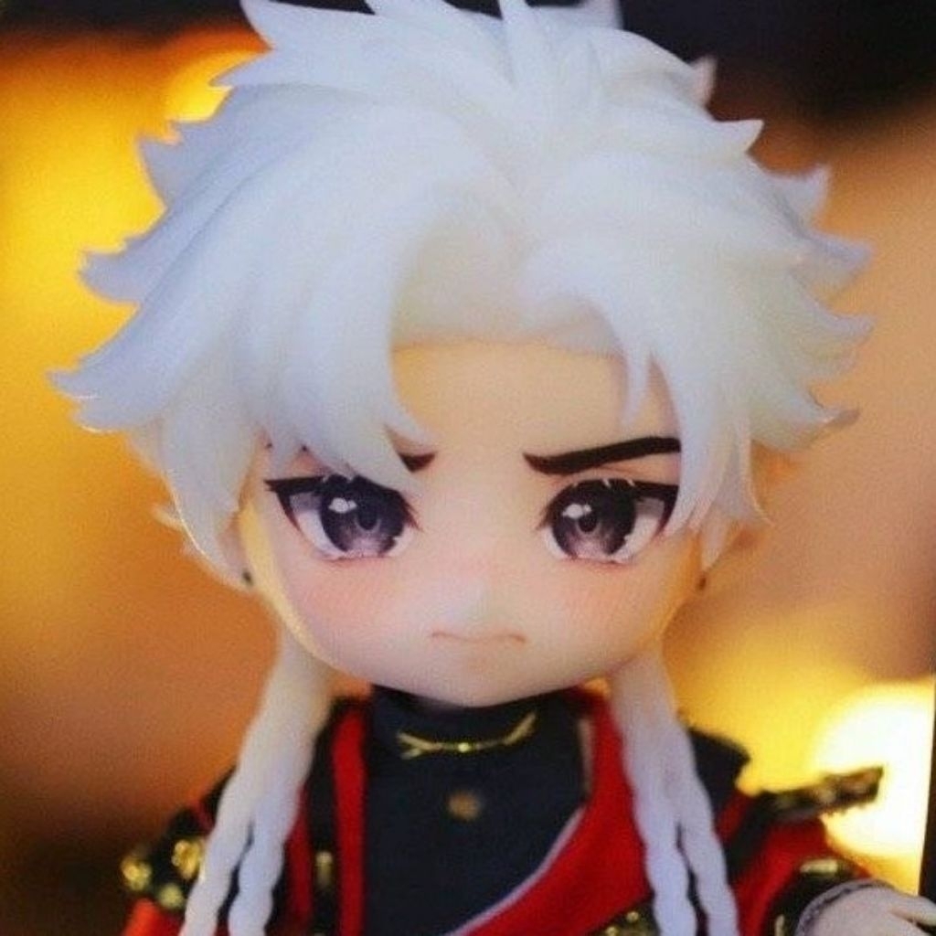 GSC OB11 孫策-棕褐色眼睛-水貼臉-替換臉 | 蝦皮購物