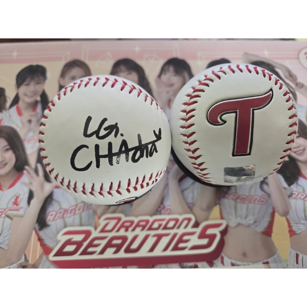 韓國職棒 KBO LG雙子 啦啦隊 隊長 차영현 車榮玹 親筆簽名球 LOGO球 味全龍隊 大巨蛋 表演嘉賓 | 蝦皮購物