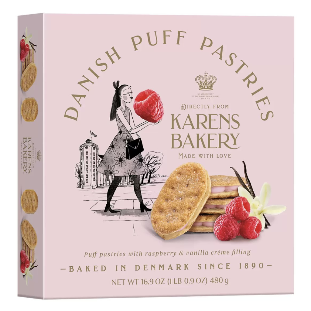 KARENS BAKERY 丹麥覆盆子 奶霜風味千層酥 480公克 | 蝦皮購物