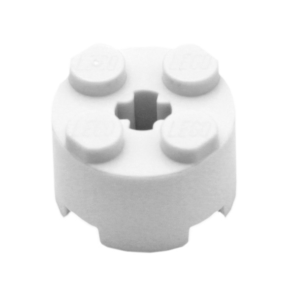 COOLPON｜這是樂高®LEGO®的正版零件 白 圓形磚 2x2 軸孔 3941 614301 6116 39223 | 蝦皮購物