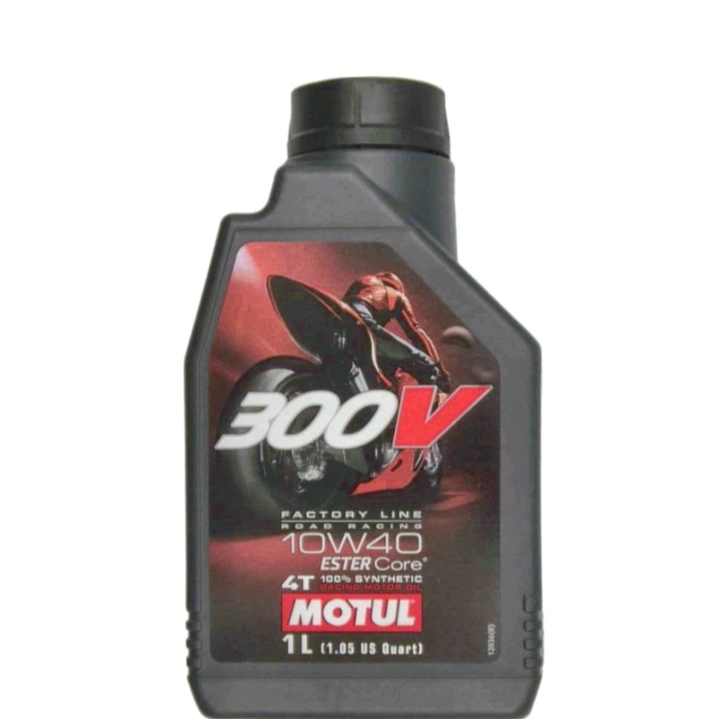 MOTUL 300V 10W/40 4T FL R.R 機油, 1L 全合成酯類機油, 1瓶 | 蝦皮購物
