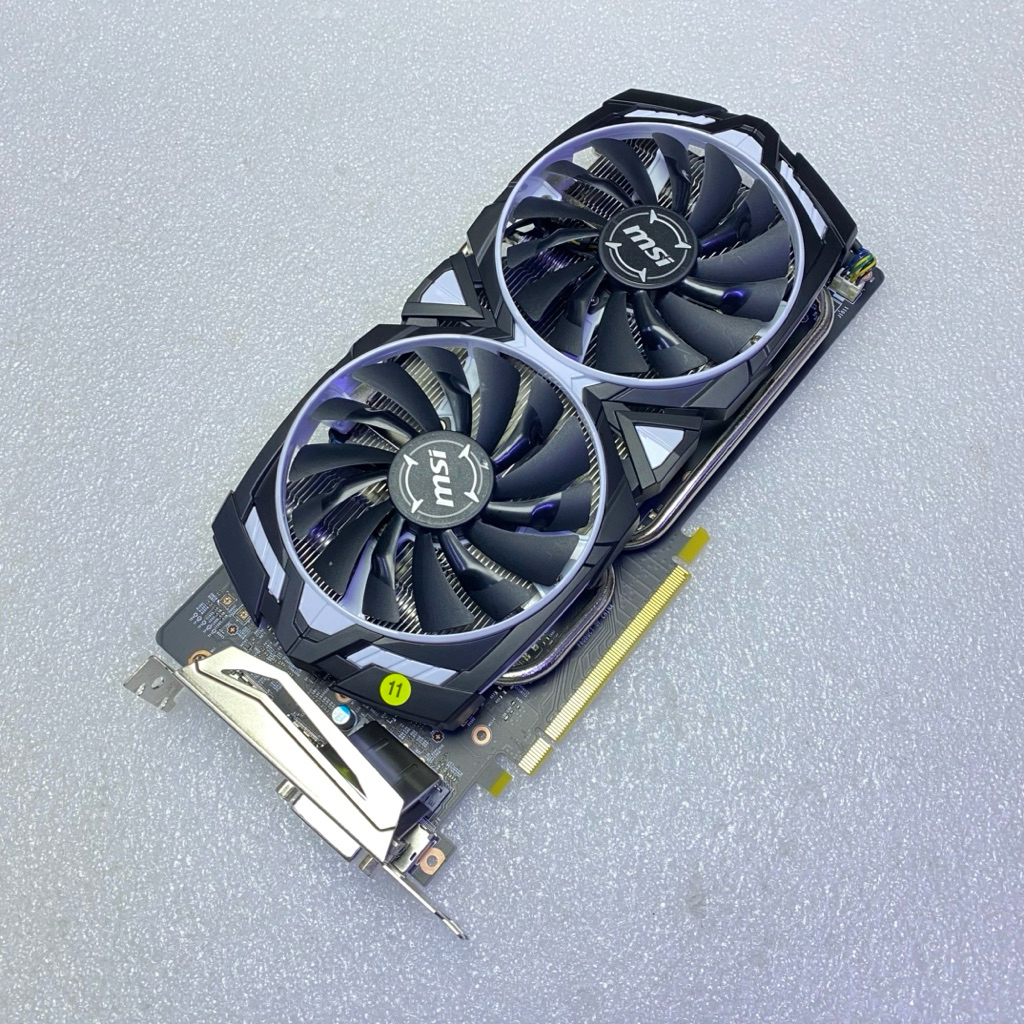 微星 GTX1060 ARMOR 3G OCV1 3GB GDDR5 192Bit 二手燒雞良品 含稅價 | 蝦皮購物