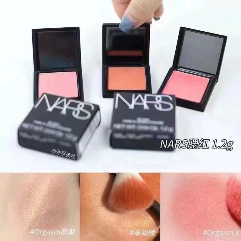 專櫃 小樣美妝 NARS 炫色腮紅 修容腮紅 單色腮紅1.2g 微閃 泰臨姬 煙粉豆沙 小樣 體驗款 | 蝦皮購物