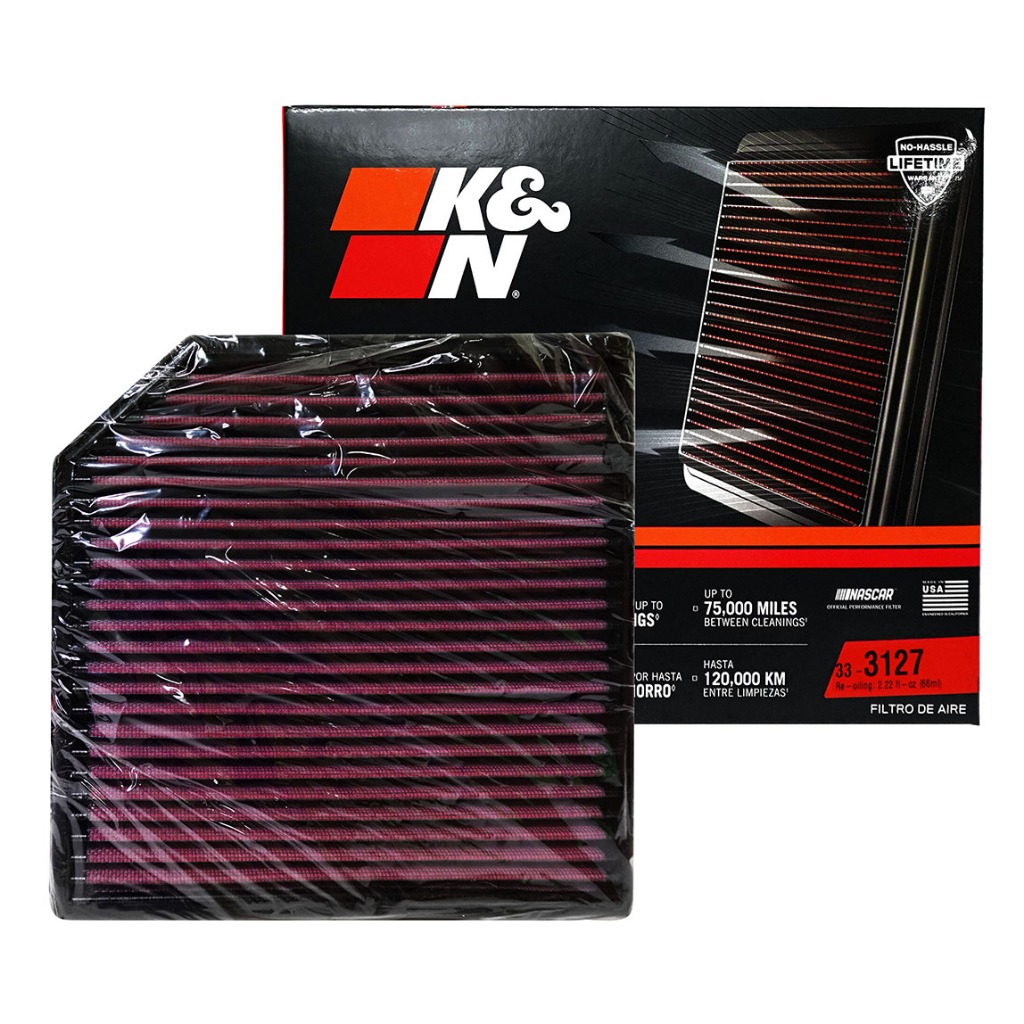 K&N 原廠公司貨 高流量空濾 33-3127 適用:Volvo XC40 2.0L / 1.5L | 蝦皮購物