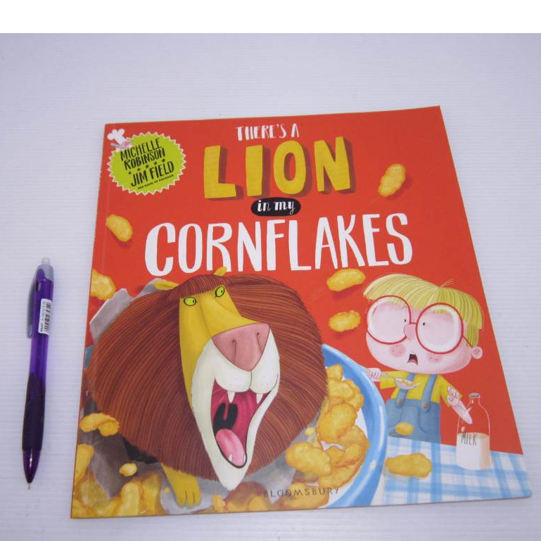 「二手書」BLOOMSBURY There’s a Lion in My Cornflakes 英文繪本 | 蝦皮購物