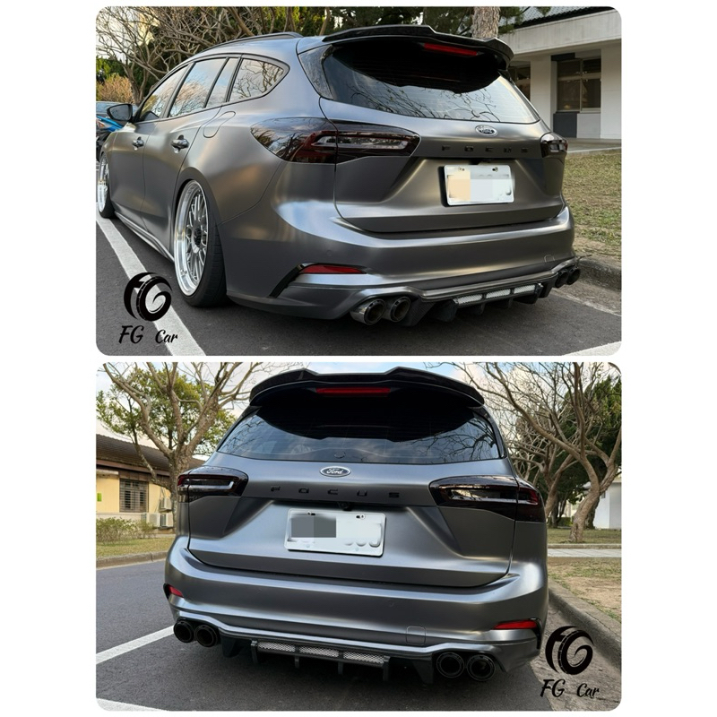 FG Focus Mk4.5 wagon St line後包 後下巴 空力套件 下巴 後唇 定風翼 後中包 台製 大包 | 蝦皮購物