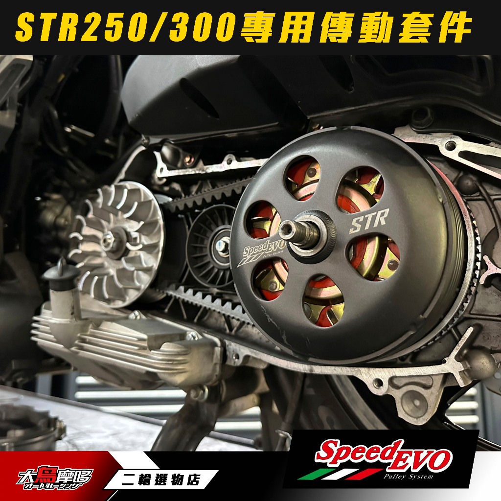 【SPEED EVO】AEON STR 300/STR 250 普利盤傳動套件組 鍛造高張力碗公 | 蝦皮購物