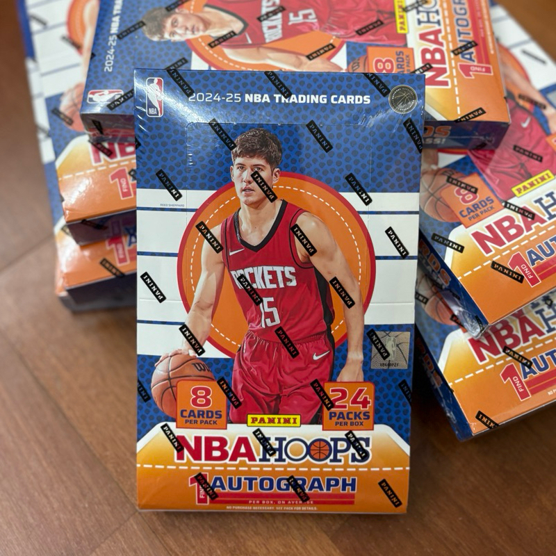全新現貨 2024-25 Panini NBA Hoops Hobby Box 保簽名卡一張 | 蝦皮購物