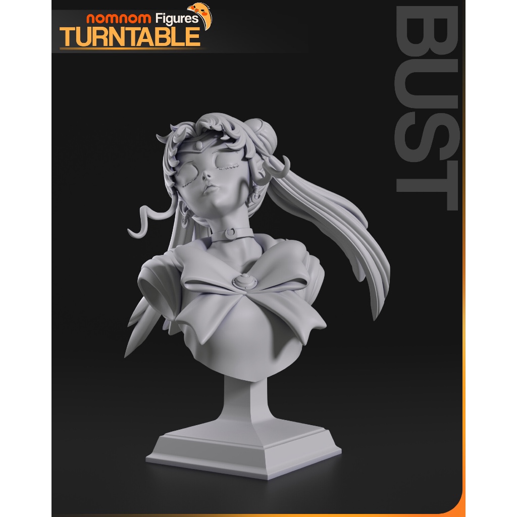 Tazo工坊代印[NOM] 美少女戰士胸像 Sailor Moon BUST 3D列印模型 | 蝦皮購物
