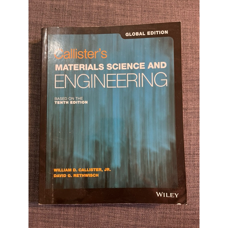 Callister's Materials Science and Engineering 材料科學與工程 | 蝦皮購物