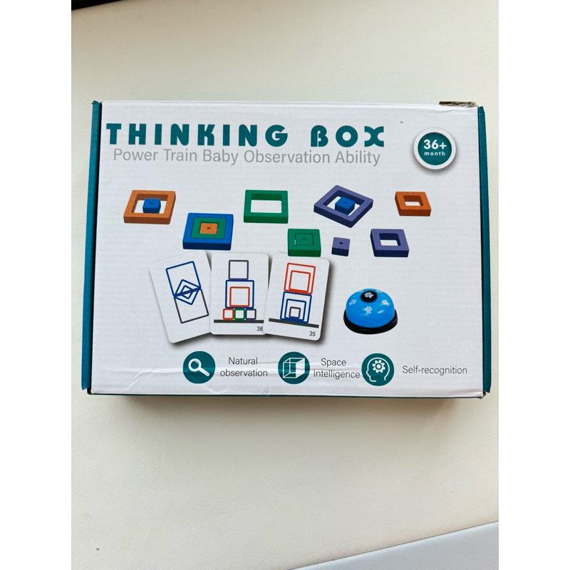 二手兒童教具 ） thinking box 思維方塊 學齡前積木鈴鐺玩具 | 蝦皮購物