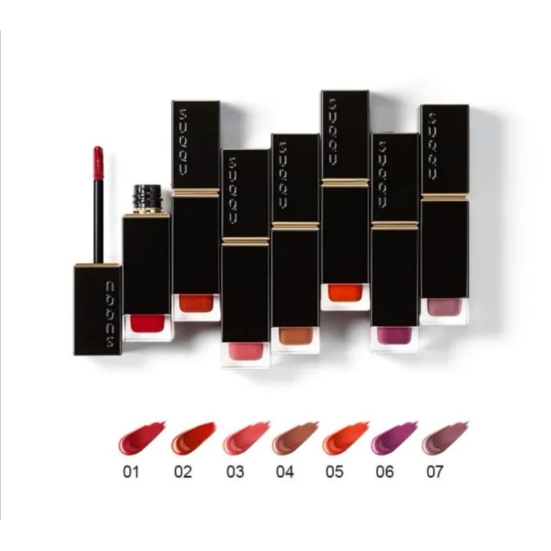 SUQQU 晶采柔艷唇釉6.6g (潤光) 色號 01赤紬/ 04色暮/ 05優燈/ 06藤雫/ 07花曇 | 蝦皮購物