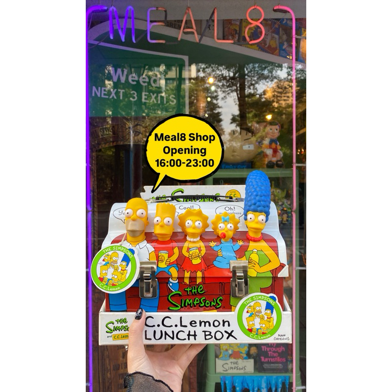 日本早期老玩具預購+現貨 Simpsons 辛普森 C.C. Lemon 限定 荷馬 霸子 奶嘴妹 公仔 鐵盒 午餐盒 | 蝦皮購物