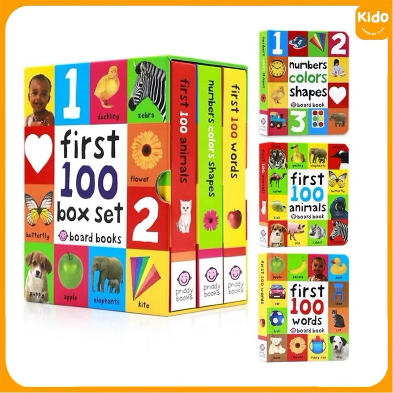 【kido】英文正版First 100 Word 啟蒙認知100英文單詞 | 蝦皮購物