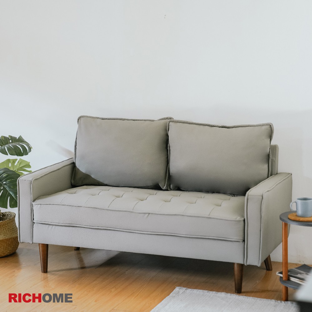 RICHOME 福利品 SF-020 悠人製作 雙人沙發 復古沙發 沙發床 客廳 民宿 套房 臥房 會客 辦公室 絨布 | 蝦皮購物