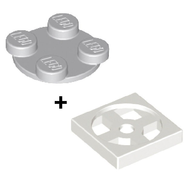 COOLPON｜這是樂高®LEGO®的正版零件 Turntable 2x2 3679 3680 轉盤 3680c02 | 蝦皮購物