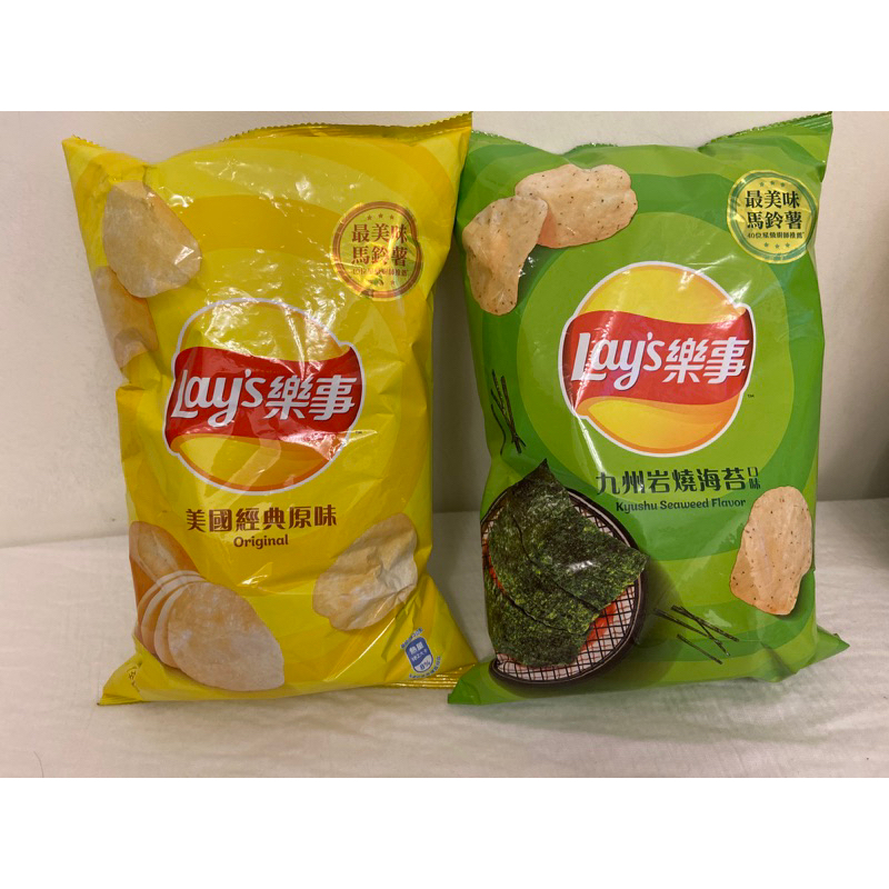 Lay’s樂事洋芋片85g 美國經典原味/九州岩燒海苔口味 快速出貨 | 蝦皮購物