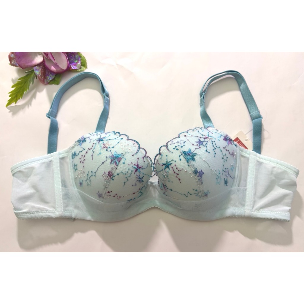 【SAVVY 莎薇】好愛現 內衣-幸運星-提托側推【AB4563】~75C~藍 | 蝦皮購物