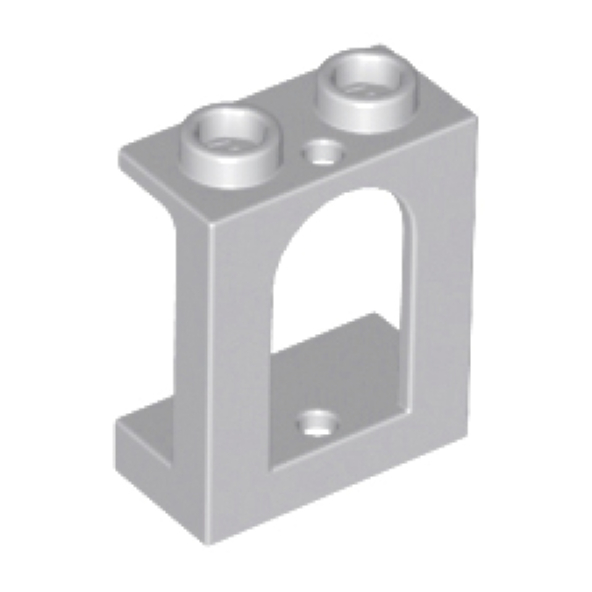 COOLPON｜這是樂高®LEGO®的正版零件 Window 1x2x2 窗戶 城堡 90195 4642934 淺灰 | 蝦皮購物