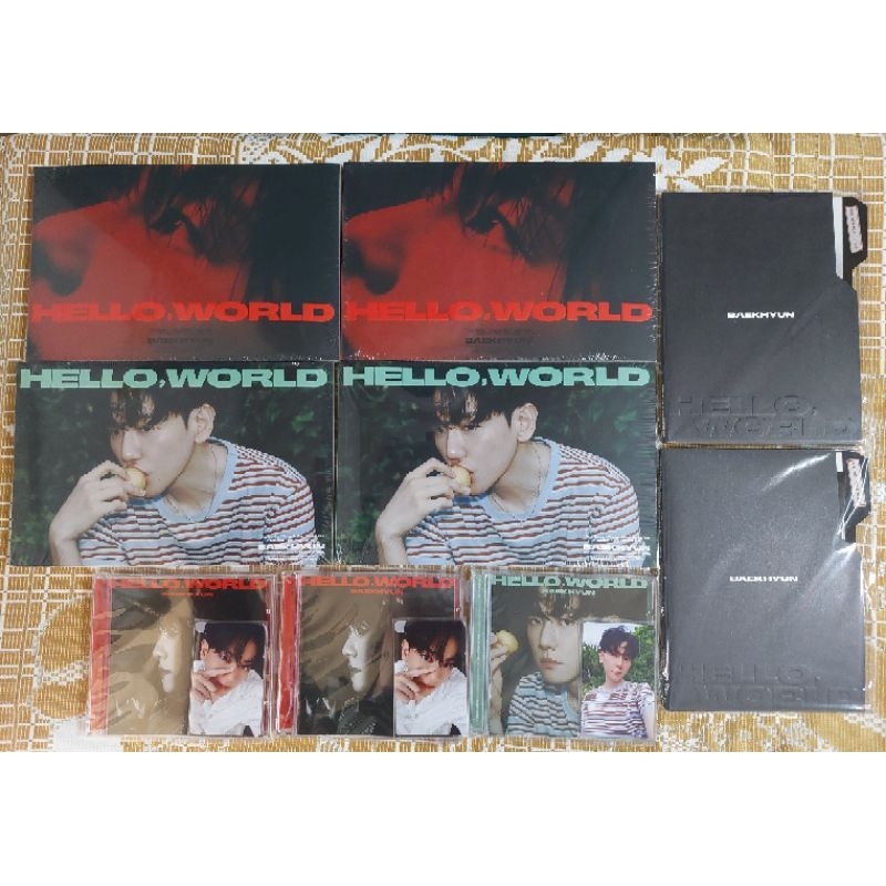 (降價中)伯賢bolo4 美通JC PB未拆專 空專 特典卡 hello world pineapple slice | 蝦皮購物