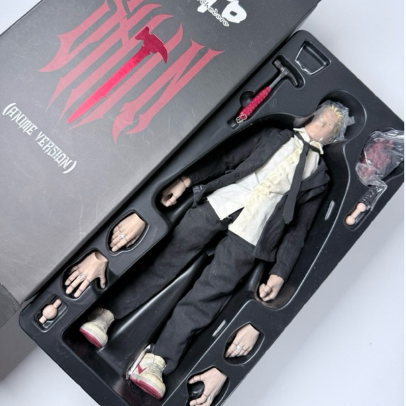 ｛塗裝現貨｝ Threezero 3A 異獸魔都 Dorohedoro FigZero 心 1/6 可動人偶 | 蝦皮購物