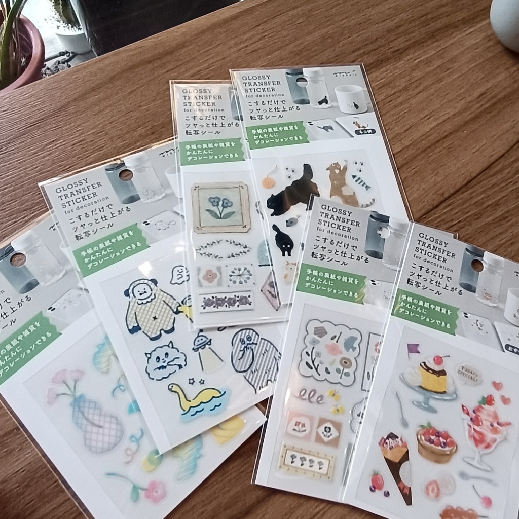 【mobisu】日本MIDORI．水晶轉印貼紙 共六款 2025春季新款 | 蝦皮購物