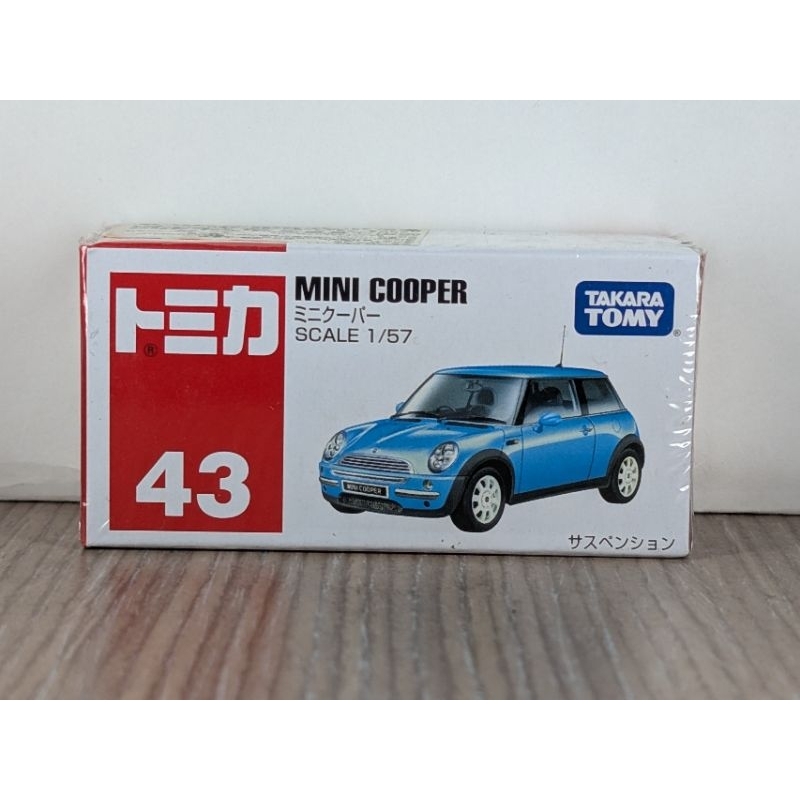 絕版 現貨 TOMICA 43 MINI COOPER 藍 | 蝦皮購物