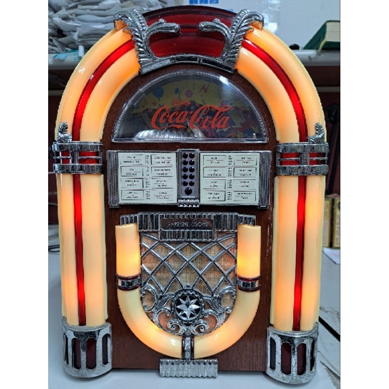 Coca-Cola Jukebox 可口可樂復古收音機 Radio 卡帶 聲音全部正常 | 蝦皮購物