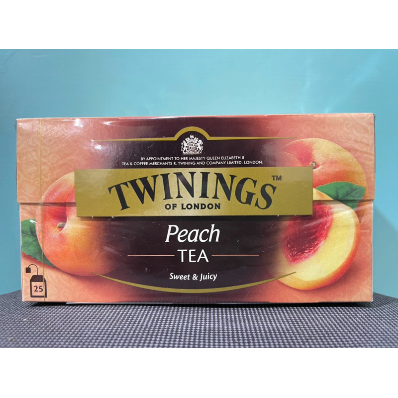 唐寧 Twinings 香甜蜜桃茶 50g(2g x 25入） | 蝦皮購物