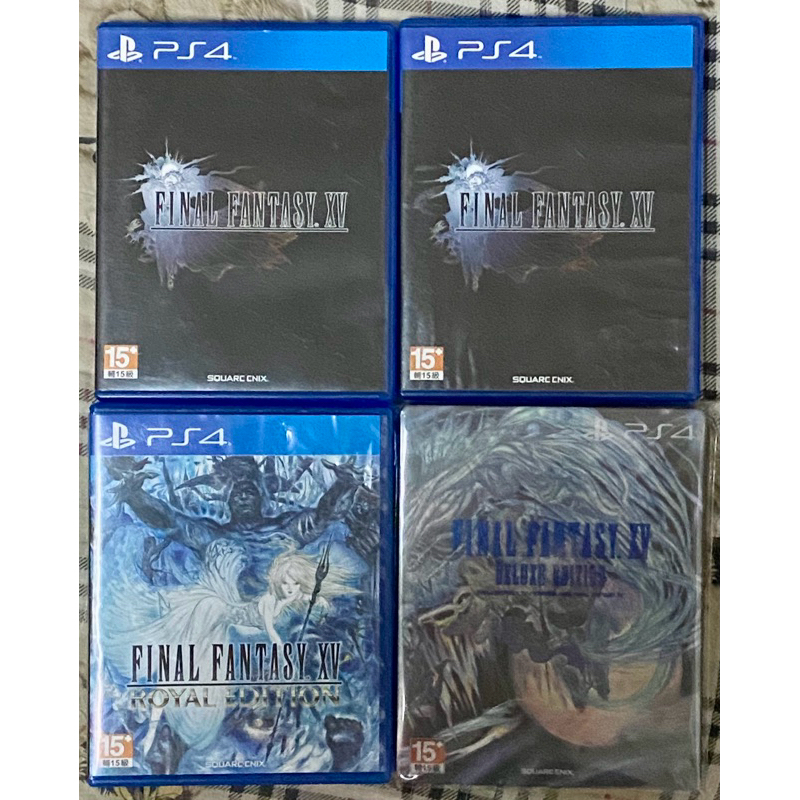 PS4 Final Fantasy XV 最終幻想15 皇家版封面 FF15 太空戰士15 雙碟鐵盒限定版 中文版 中古 | 蝦皮購物