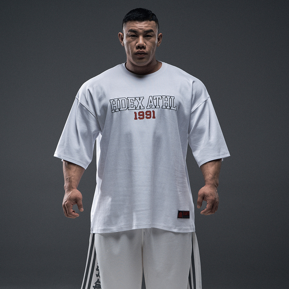 【HDEX】Strong Dexter Giant Fit 短袖運動上衣 白色 | 蝦皮購物