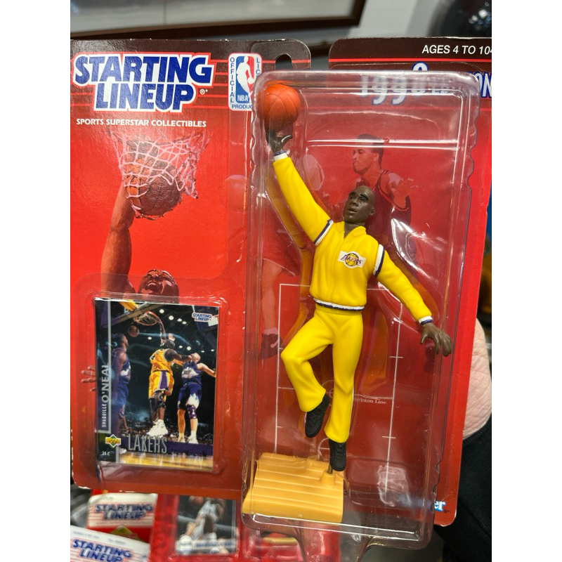 1998年 湖人 Shaquille O’Neal 公仔 Starting Lineup | 蝦皮購物