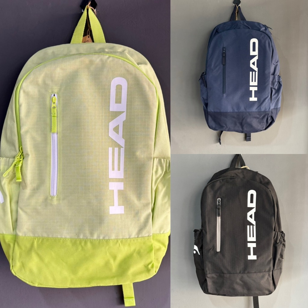 《奧神體育》HEAD BASE BACKPACK 17L 網球球拍袋 羽球包 球拍袋 後背包 261235 黑/藍/青檸 | 蝦皮購物