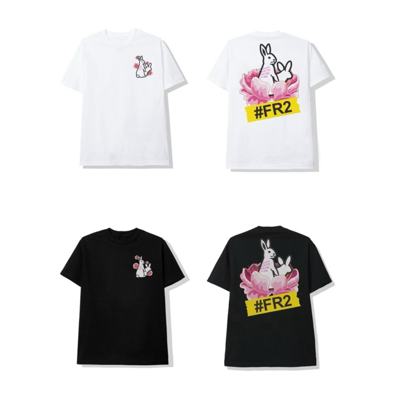全新限量免運FR2 Anti Social Social Club Lapin Tee聯名ASSC兔子男女情侶短T短袖T | 蝦皮購物
