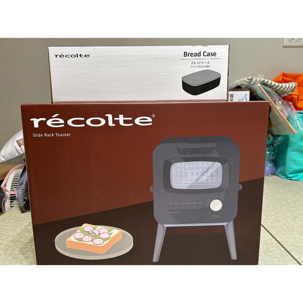 Recolte Slide Rack Toaster 經典烤箱 含麵包盒 | 蝦皮購物