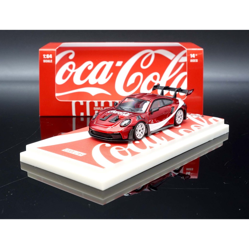 【MASH】現貨特價 Cool Car 1/64 Porsche 992 GT3 RS CoCa Cola | 蝦皮購物
