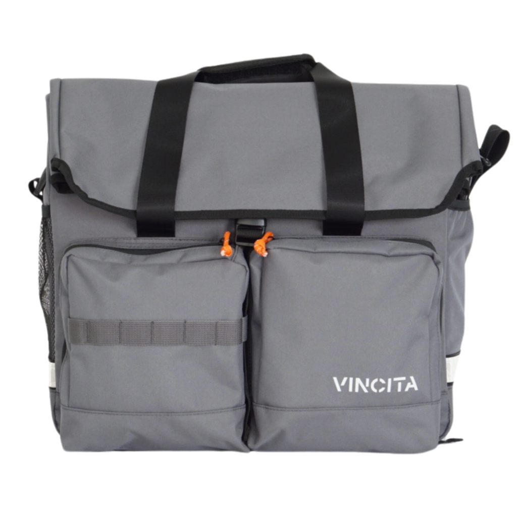 現貨 誠可議價 Vincita Voyage Atlas Bag B208B GR 灰色 小布 Brompton 前袋 | 蝦皮購物