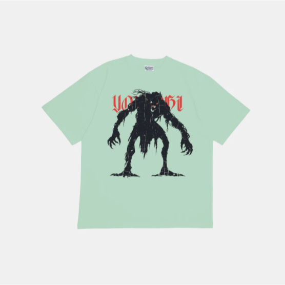 現貨 .ᐟ.ᐟ YOASOBI┆Monster Tee Green（L）2024 超現実 韓國場 演唱會周邊商品 | 蝦皮購物