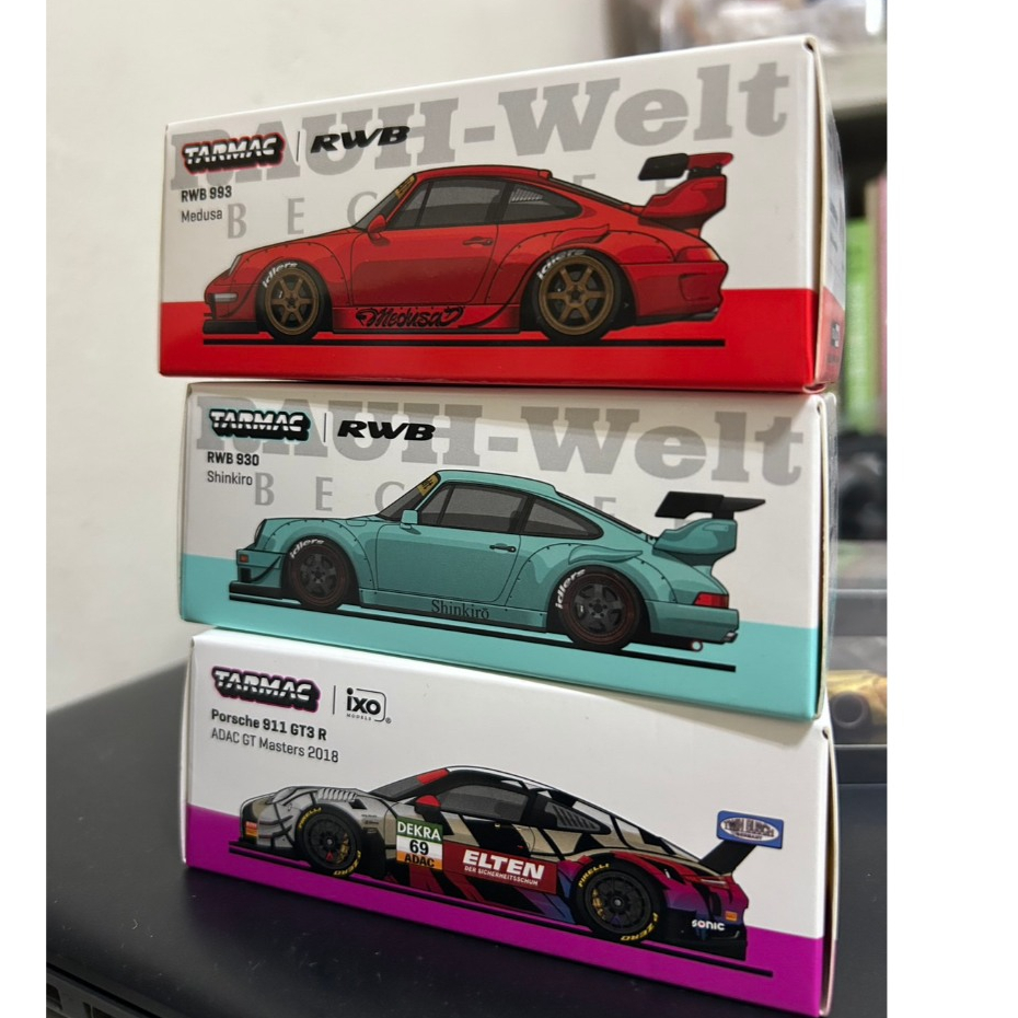 現貨💕快速出貨🚚 Tarmac Porsche 911 GT3 R RWB 930 RWB 993 7-11限!😲 | 蝦皮購物