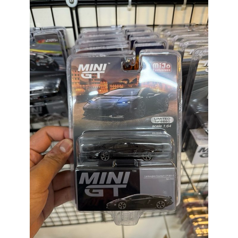 【阿雲】 MINI GT 1/64 #607 Lamborghini Countach 藍寶堅尼 | 蝦皮購物