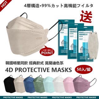 🔥買5組送1組🔥韓國KN95口罩 莫蘭迪色系 4D立體口罩 經典94韓版型 3D MASK 獨立包裝 防飛沫防塵高效過濾 | 蝦皮購物