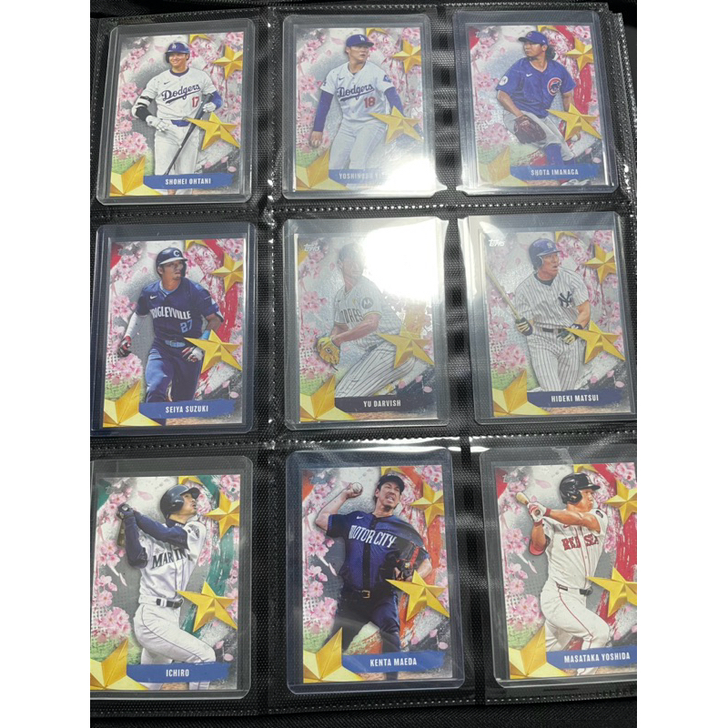 實拍一套 2025 Topps S1 Tokyo Stars of Japan 限定版 櫻花特卡 東京 開幕戰 大谷翔平 | 蝦皮購物