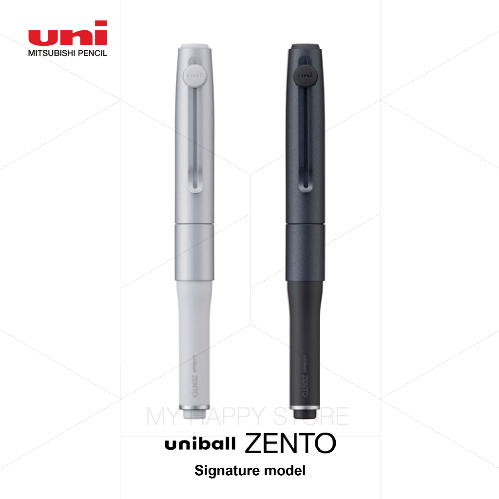 〔MHS〕uni uniball ZENTO Signature 三菱 新開發超柔墨水 磁吸筆蓋水性原子筆 UB-ZH | 蝦皮購物