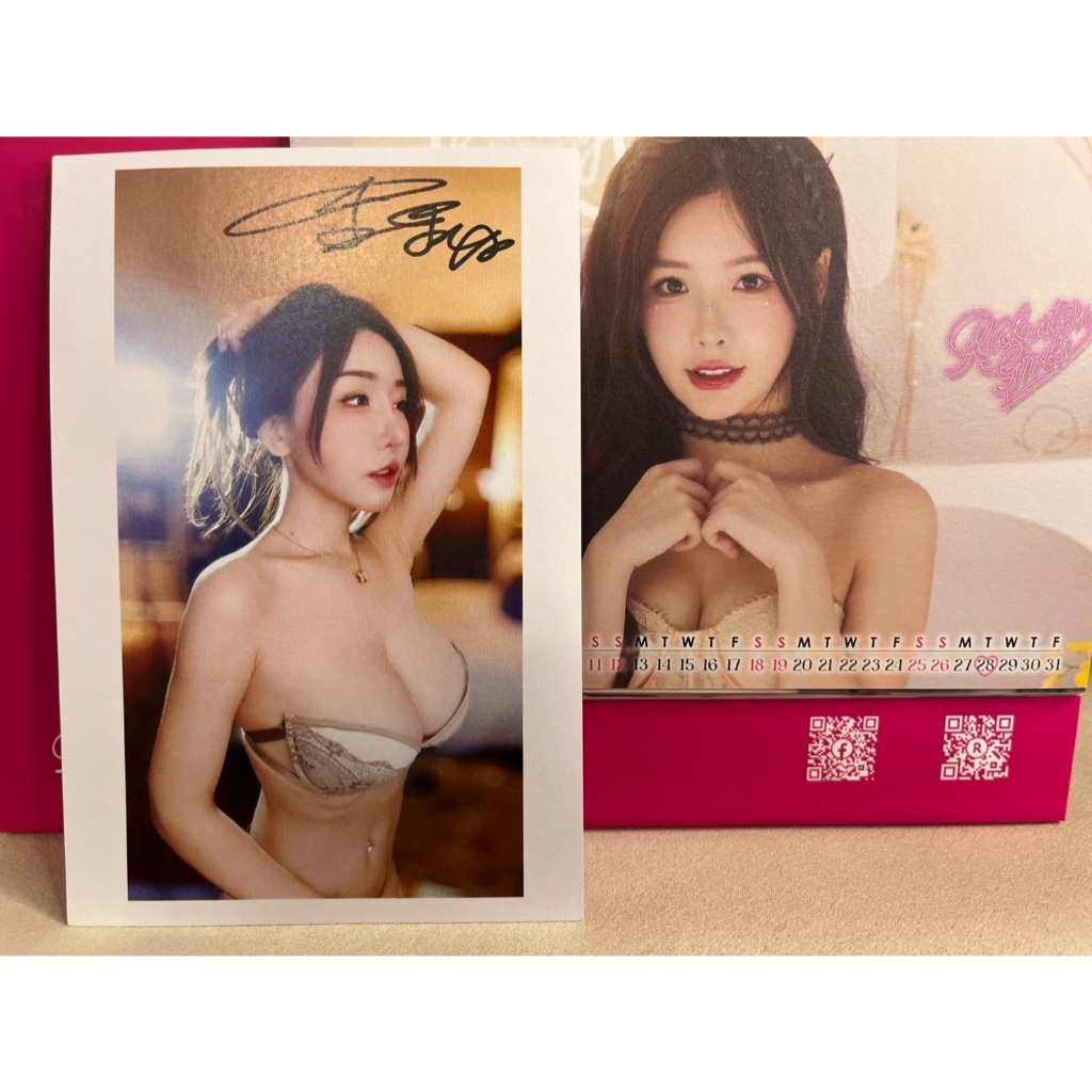 TRE TSE JKF 親筆簽名 大張卡片 照片 寫真卡 jkf女郎 模特兒 星野優 | 蝦皮購物