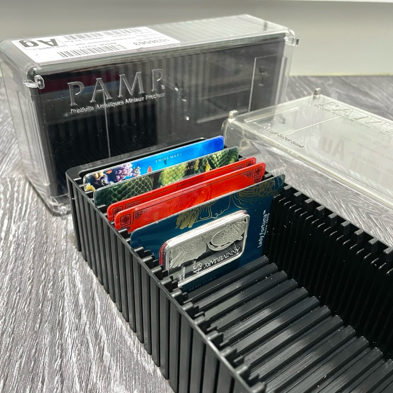 瑞士PAMP原廠塑膠收納盒 銀條收納盒 金條收納盒 檢驗卡裝 PAMP storage box | 蝦皮購物