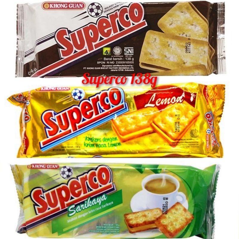 KHONG GUAN SUPERCO BISCUIT 巧克力夾心餅 乾 138g | 蝦皮購物