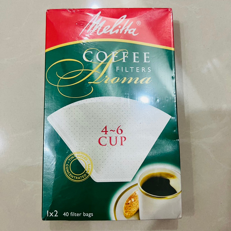最划算價格+台灣現貨一德國製Melitta咖啡濾紙40入 1X2錐形濾紙 扇形濾紙圓形濾紙過濾紙原色濾紙手沖咖啡梯形濾紙 | 蝦皮購物